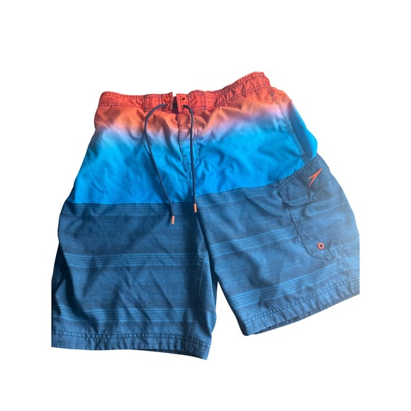 Speedo | Swim | Speedo Mens Board Shorts Swim Medium Swim Trunks Ombre ...